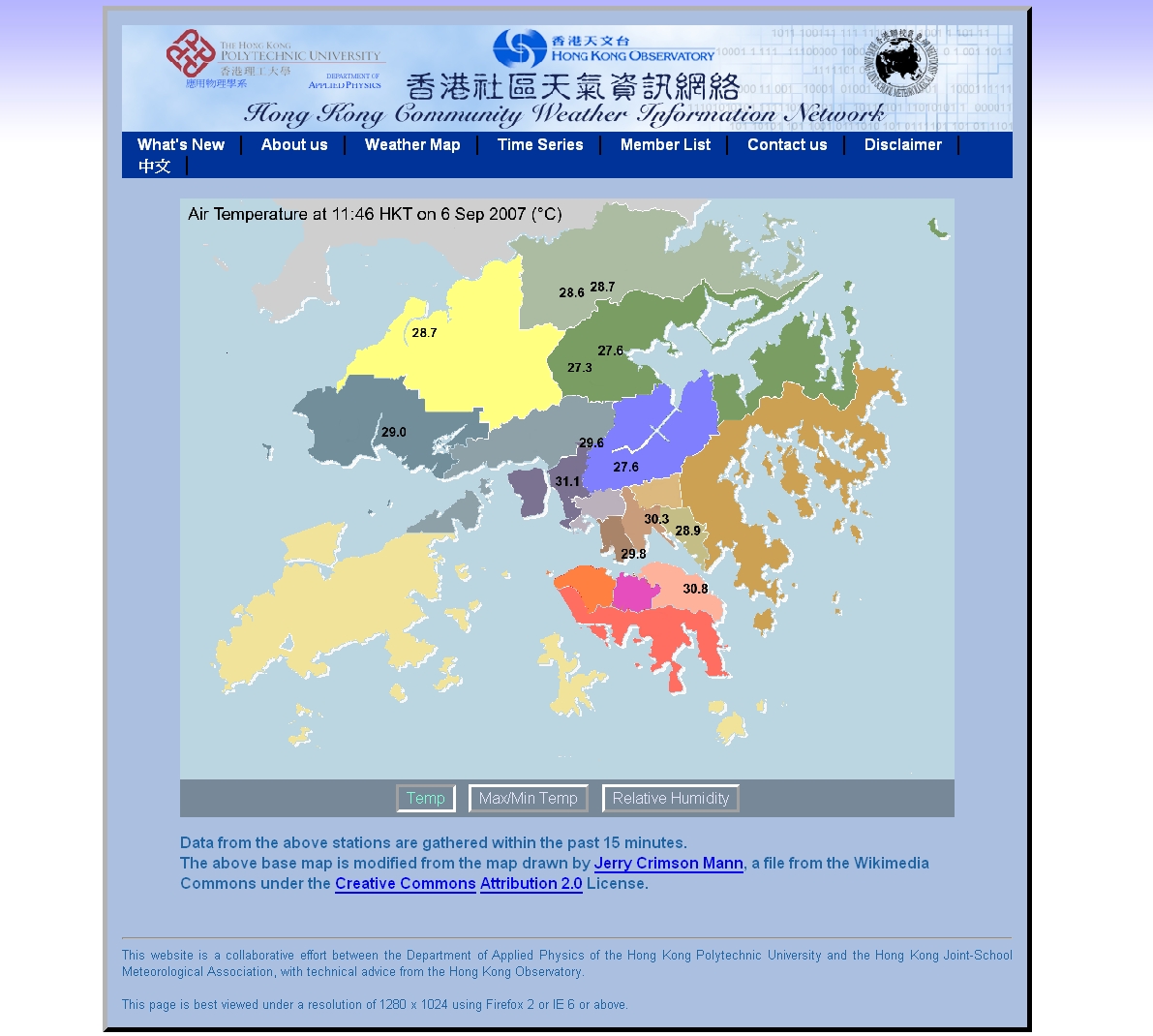 Hong Kong Community Weather Information Network