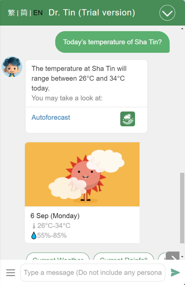 How Chatbot “Dr Tin” is Trained?｜Hong Kong Observatory(HKO)｜Educational ...