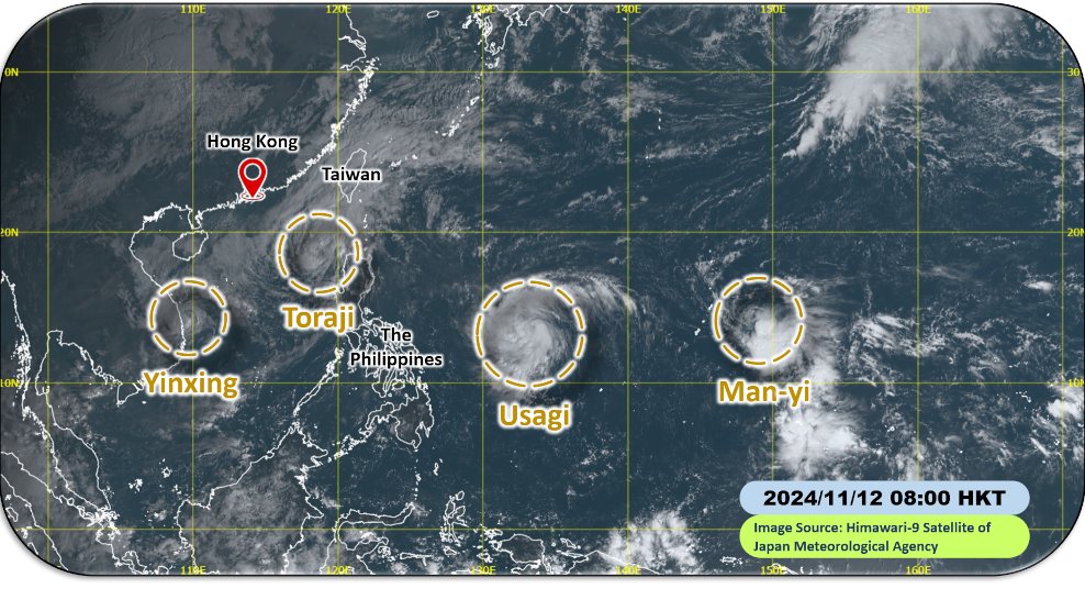 Overview of Tropical Cyclone in November 2024｜Hong Kong Observatory(HKO ...